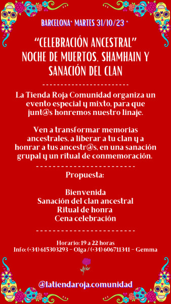 Celebración ancestral: Noche de muertos, Samhain y Sanación del clan ...